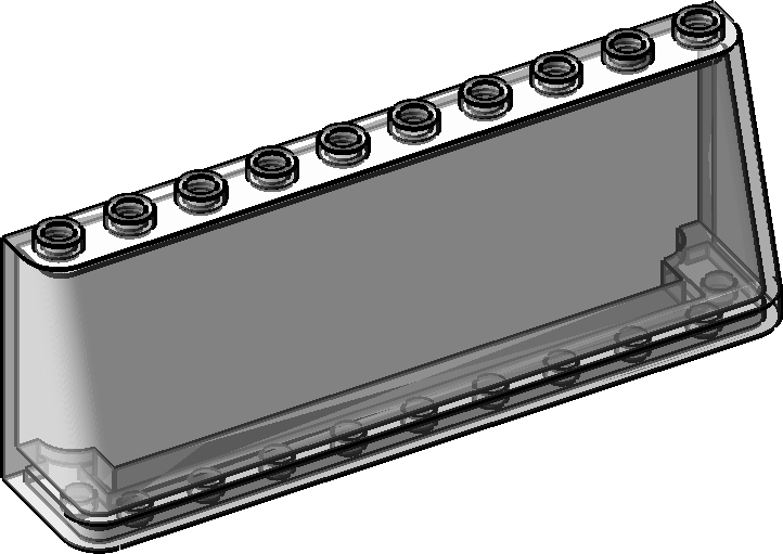 24607 - Windscreen 2 x 10 x 3 - LEGO Parts Guide - Brick Architect