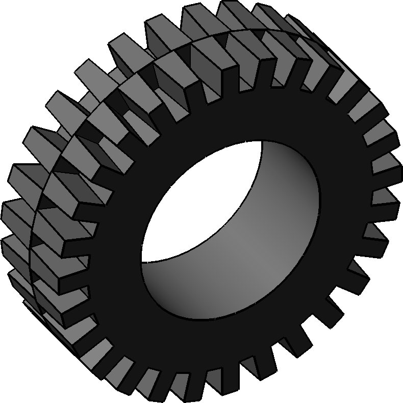 3740 - Tyre 24 x 43 Technic - LEGO Parts Guide - Brick Architect