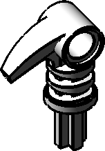 42074 - Large Figure Weapon, Claw / Tooth / Hook 2 x 3 with Axle and ...