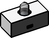 4767 - Light Brick 1 x 2 [Single Bulb] - LEGO Parts Guide - Brick Architect