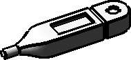 98393d - Equipment Medical Thermometer - LEGO Parts Guide - Brick Architect