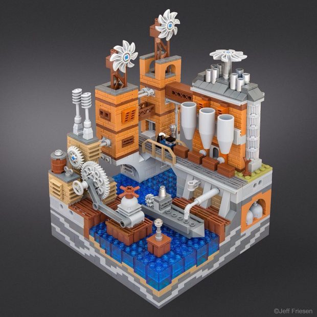 Jeff Friesen's Microscale Cityscapes - BRICK ARCHITECT