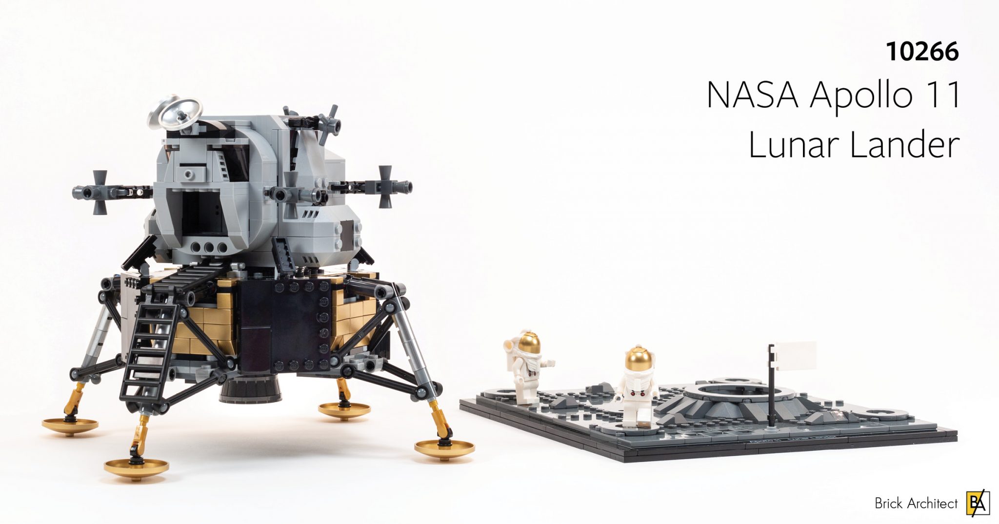 Review: #10266 NASA Apollo 11 Lunar Lander - BRICK ARCHITECT