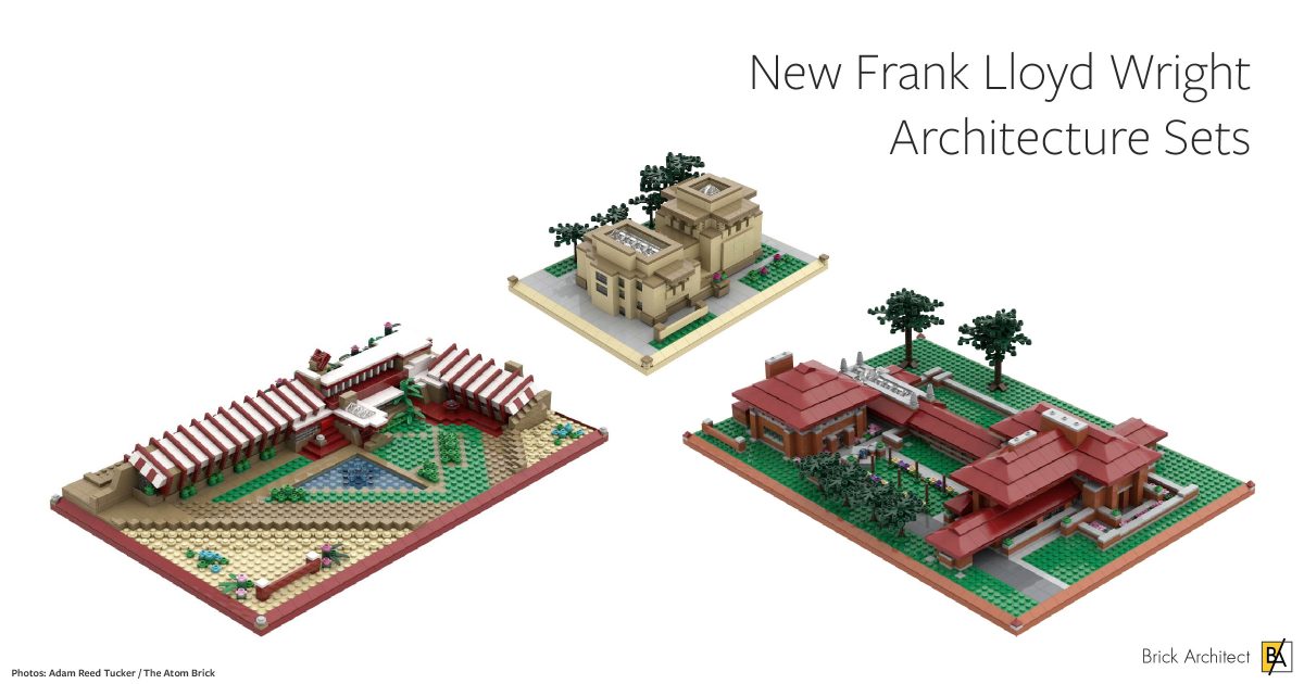 Three new models by LEGO Architecture founder Adam Reed Tucker - BRICK ...
