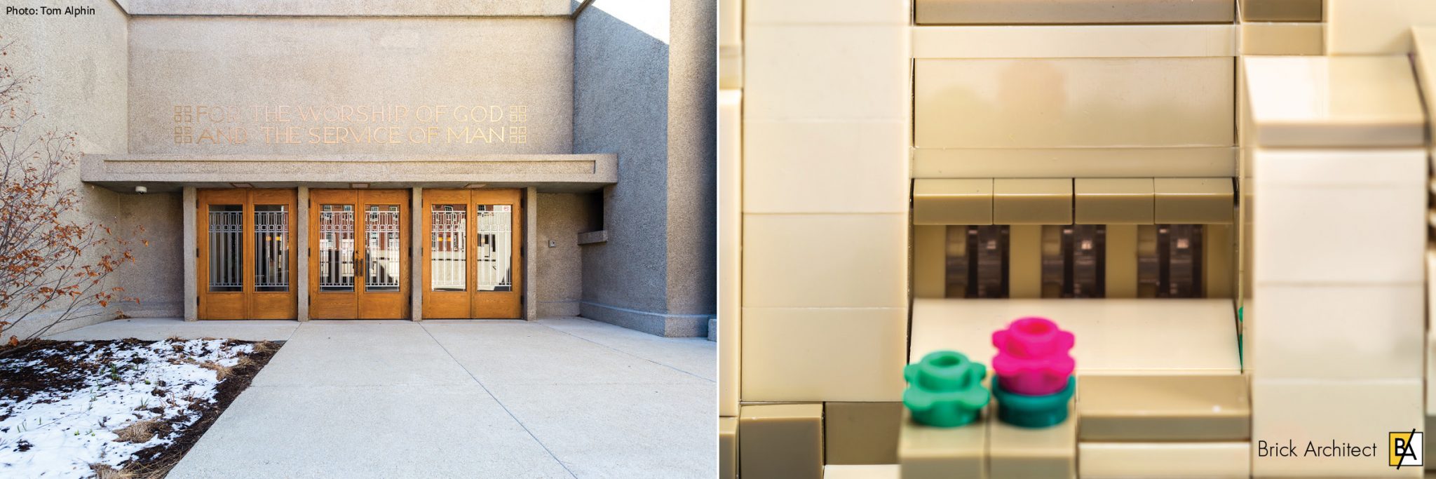 Review: Unity Temple (The Atom Brick) - BRICK ARCHITECT