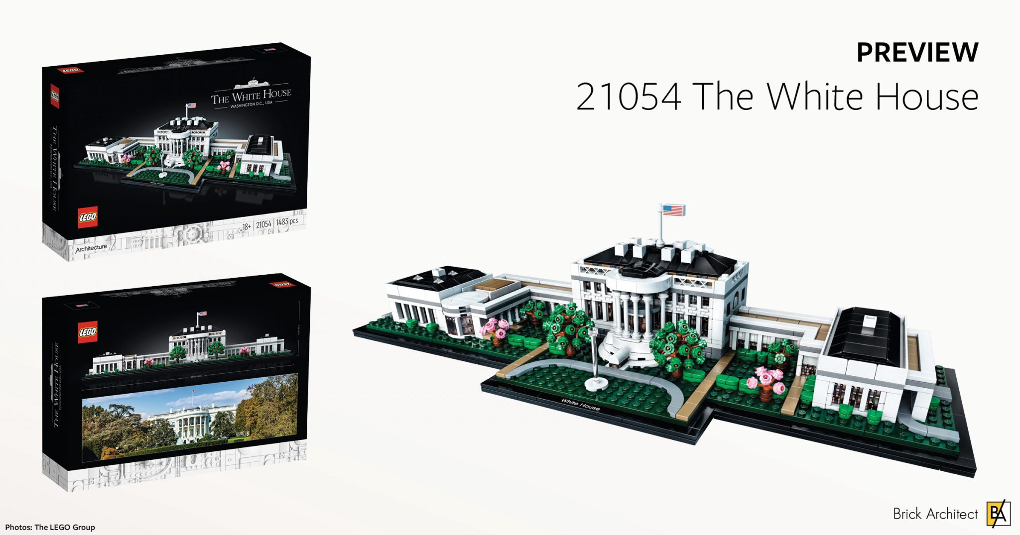 Preview: #21054 The White House - BRICK ARCHITECT