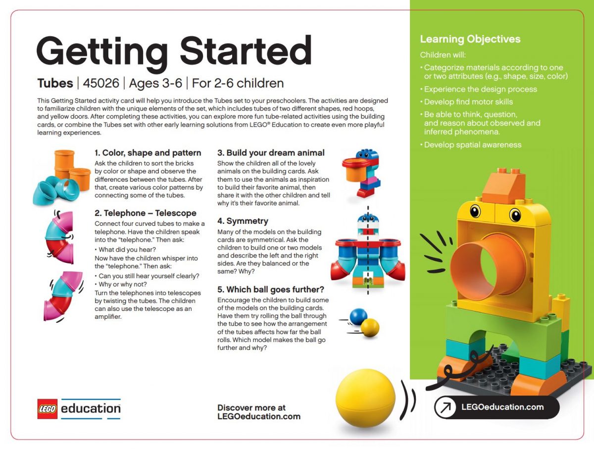 Review: #45026 Tubes (LEGO Education) - BRICK ARCHITECT