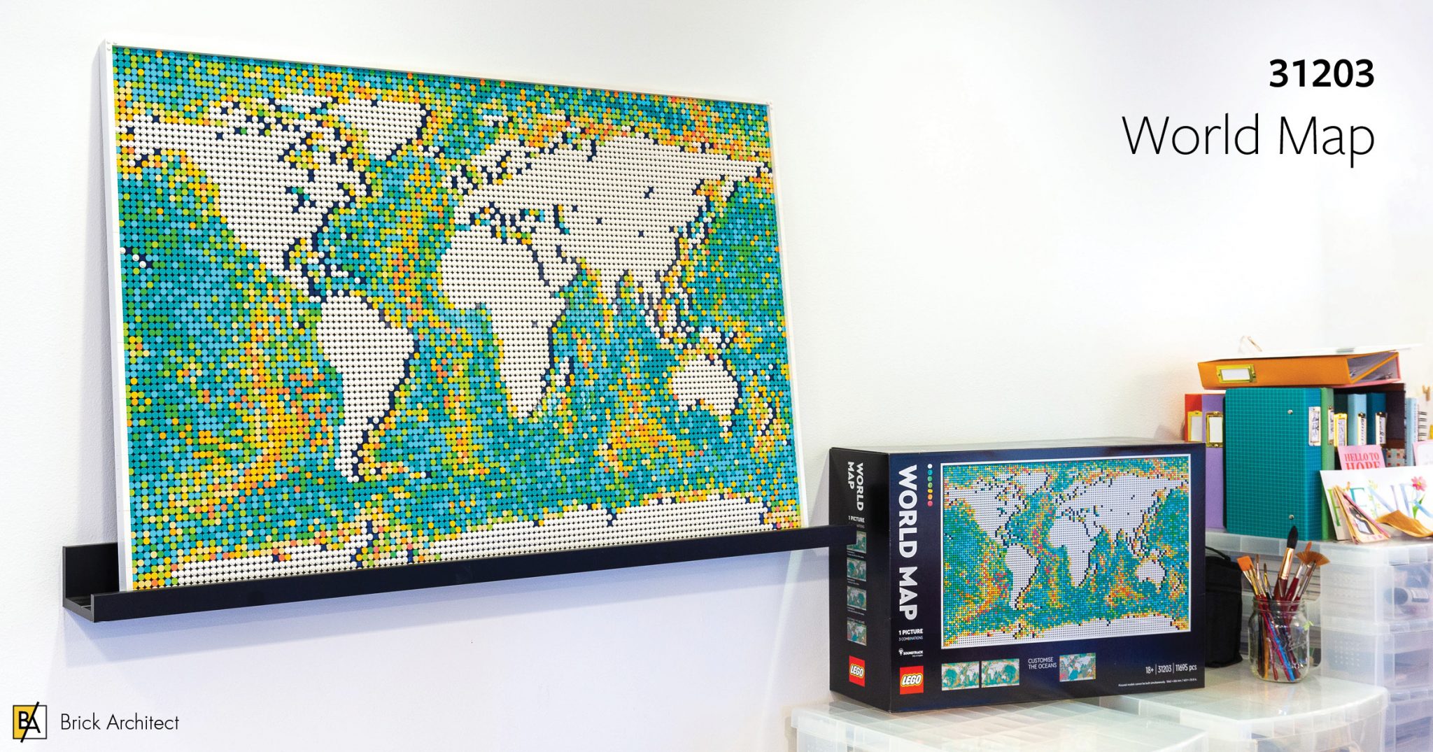 Review: #31203 World Map - BRICK ARCHITECT
