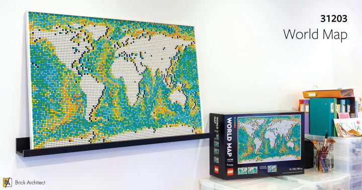 Review: #31203 World Map - BRICK ARCHITECT