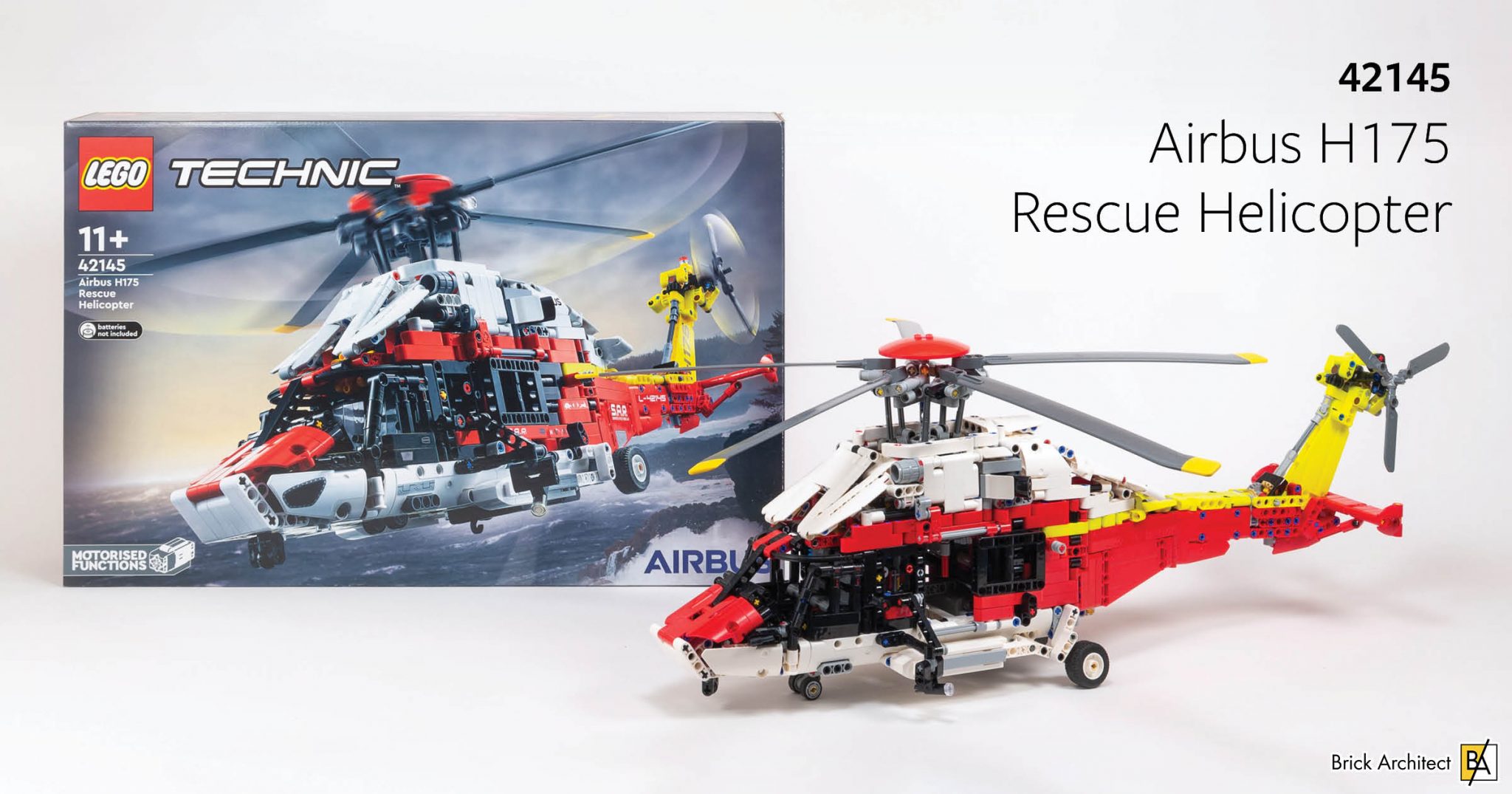 Review: LEGO Technic #42145 Airbus H175 Rescue Helicopter - BRICK ARCHITECT