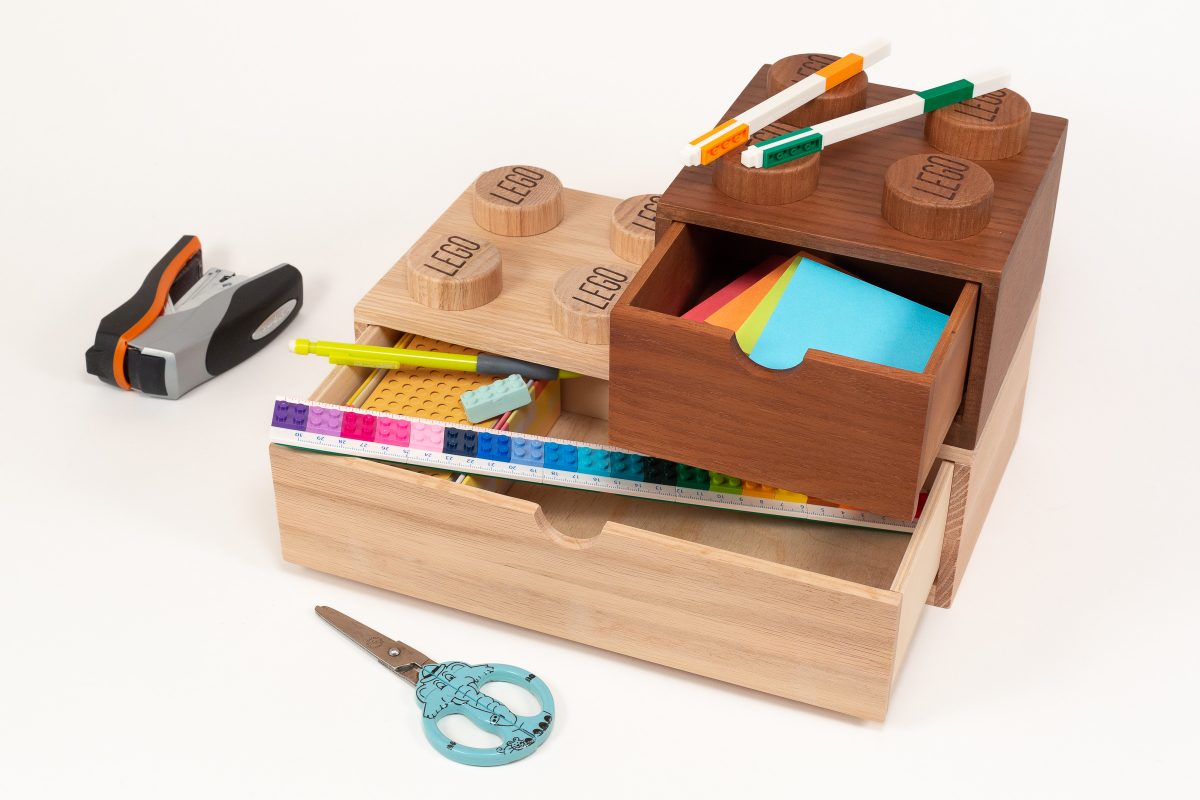 Review: Wooden LEGO Brick Desk Drawers by Room Copenhagen - BRICK ARCHITECT