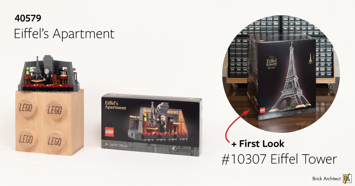 Review: #40579 Eiffel’s Apartment (and first look at #10307 Eiffel ...