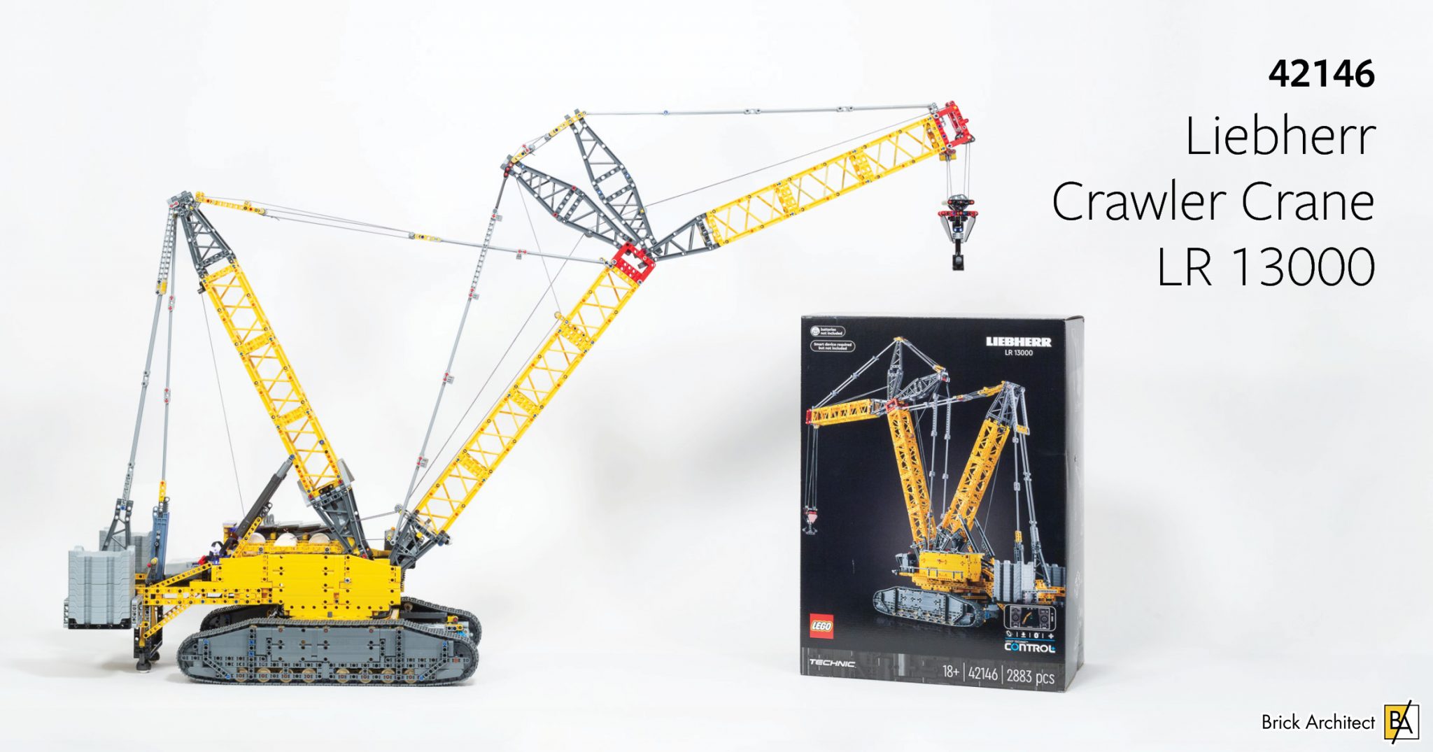 Review: #42146 Liebherr Crawler Crane LR 13000 - BRICK ARCHITECT