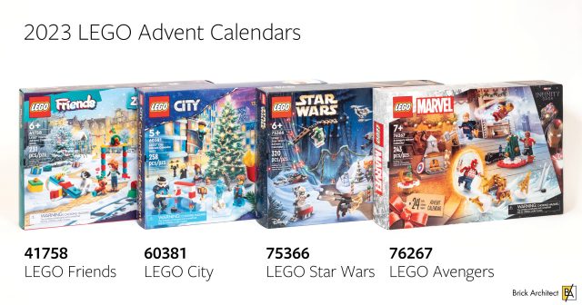 Review: 2023 LEGO Advent Calendars - BRICK ARCHITECT