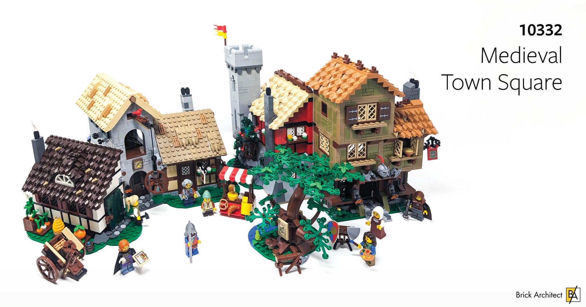 Review: #10332 Medieval Town Square (LEGO Icons) - BRICK ARCHITECT