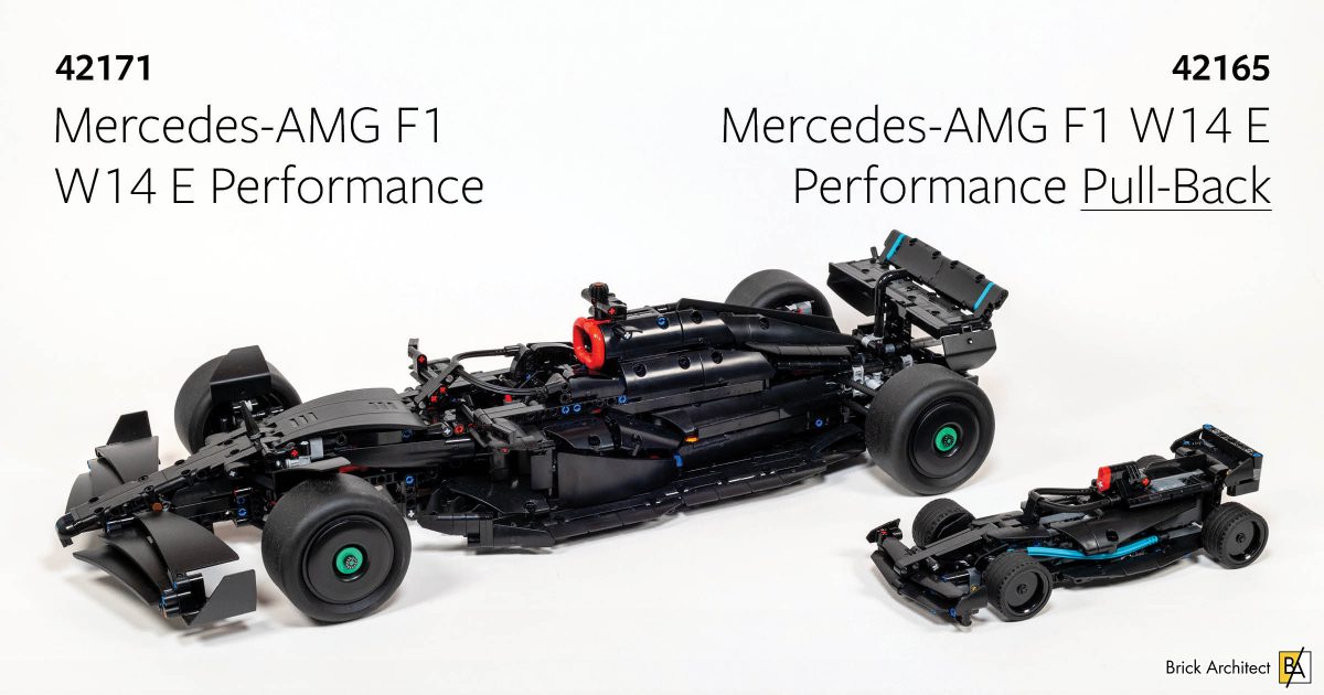 REVIEW: #42171 Mercedes-AMG F1 W14 E Performance & #42165 Pull-Back ...