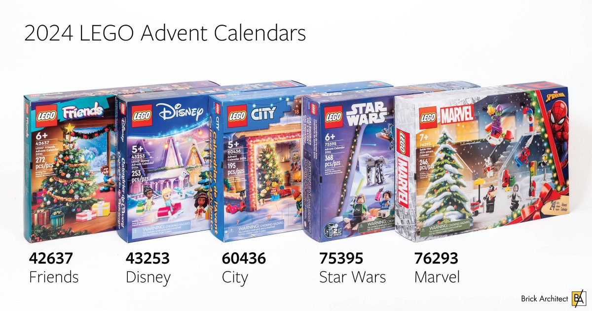 Review: 2024 LEGO Advent Calendars - BRICK ARCHITECT
