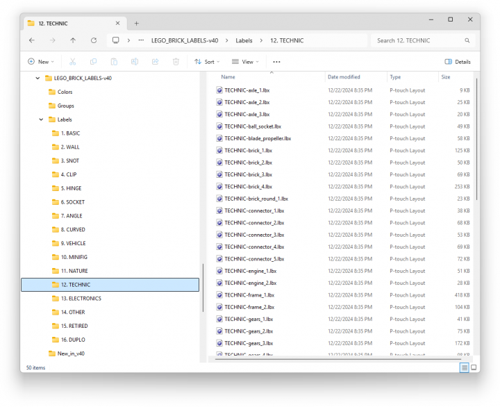 Printable LEGO Brick Labels added to the LEGO Parts Guide! - BRICK ...