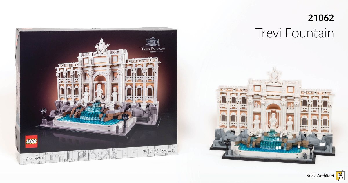 Review: #21062 Trevi Fountain (LEGO Architecture) - BRICK ARCHITECT