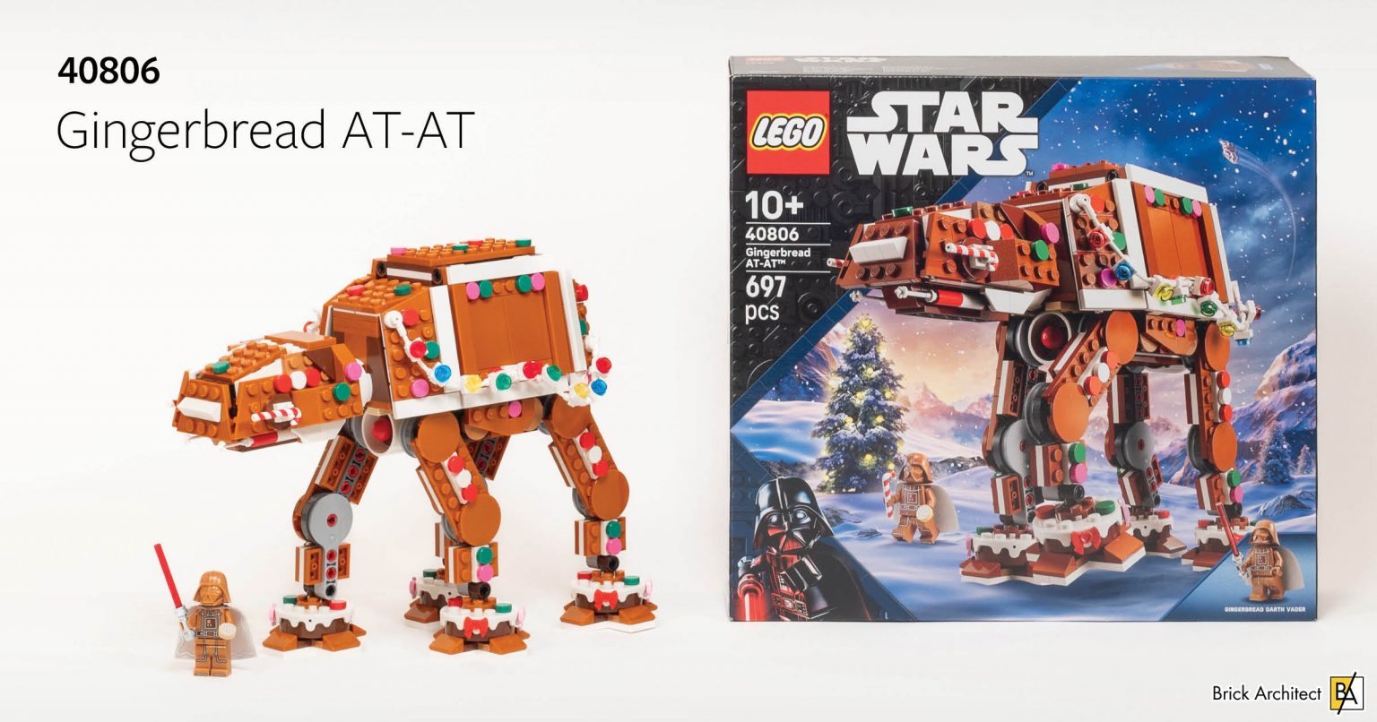 Review: #40806 Gingerbread AT-AT Walker – BRICK ARCHITECT